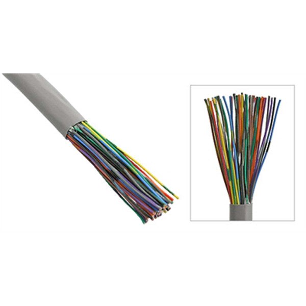 Cat3 Cable, 25 pair, 24AWG, Gray PVC, Unshielded, Twisted Pair | ASK ...