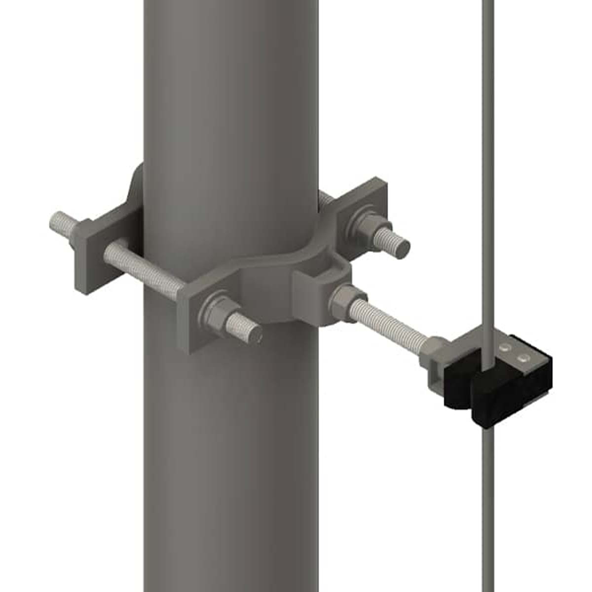 Tuf-Tug Round Member Cable Guide, 1-1/2"-3-1/2" OD w/hardware ...