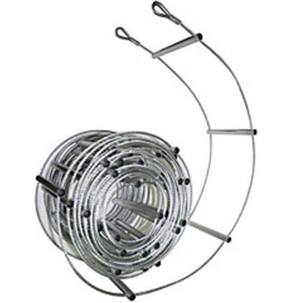 Flexible Sided Ladder 6" Aluminum Rungs, 3 mm Galvanized Cable | ASK ...