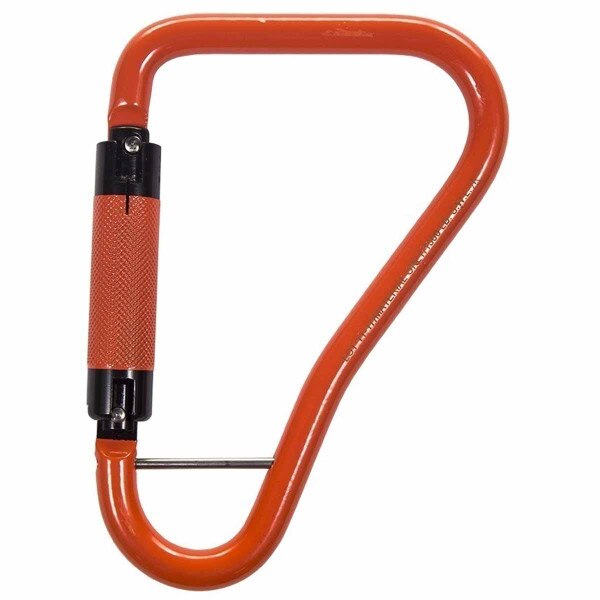 Tuf-Tug Load Rated Carabiner - Orange | ASK Tower Supply