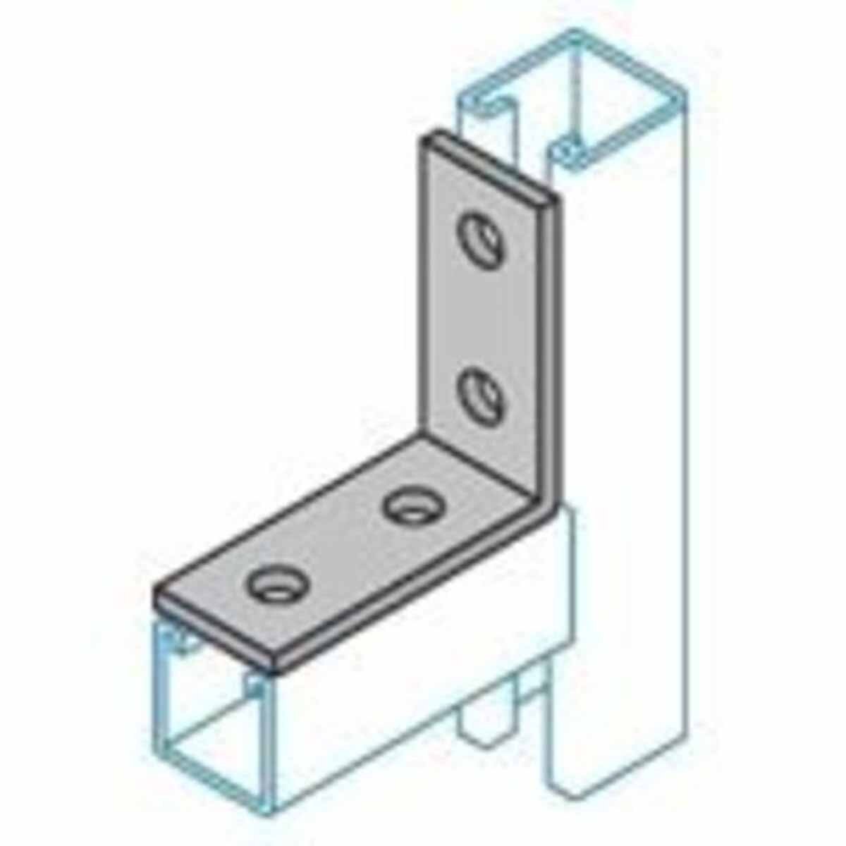 Unistrut 4-Hole Corner Angle Bracket | ASK Tower Supply