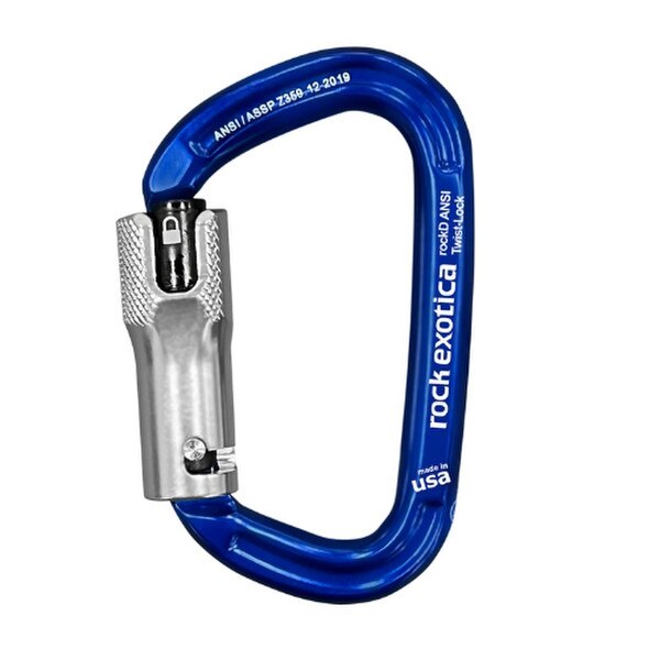 rockD Aluminum ANSI Up-Lock Carabiner | ASK Tower Supply